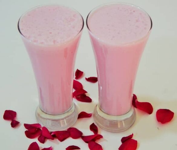 Rose Milk | Madhura's Recipe