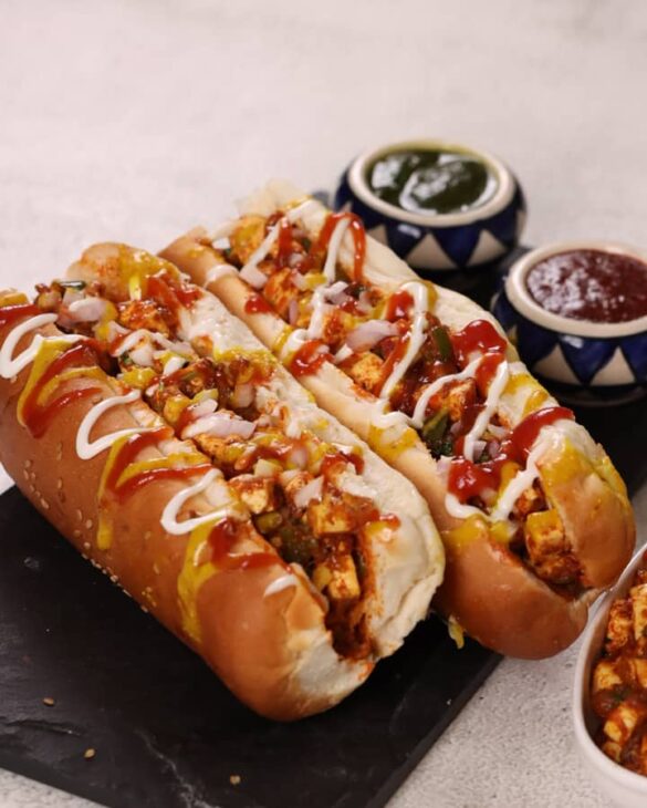 Quick Paneer Masala Hot Dog | Madhura's Recipe
