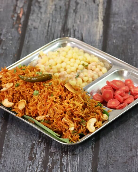 Quick and Easy Tomato Pulav | Madhura's Recipe